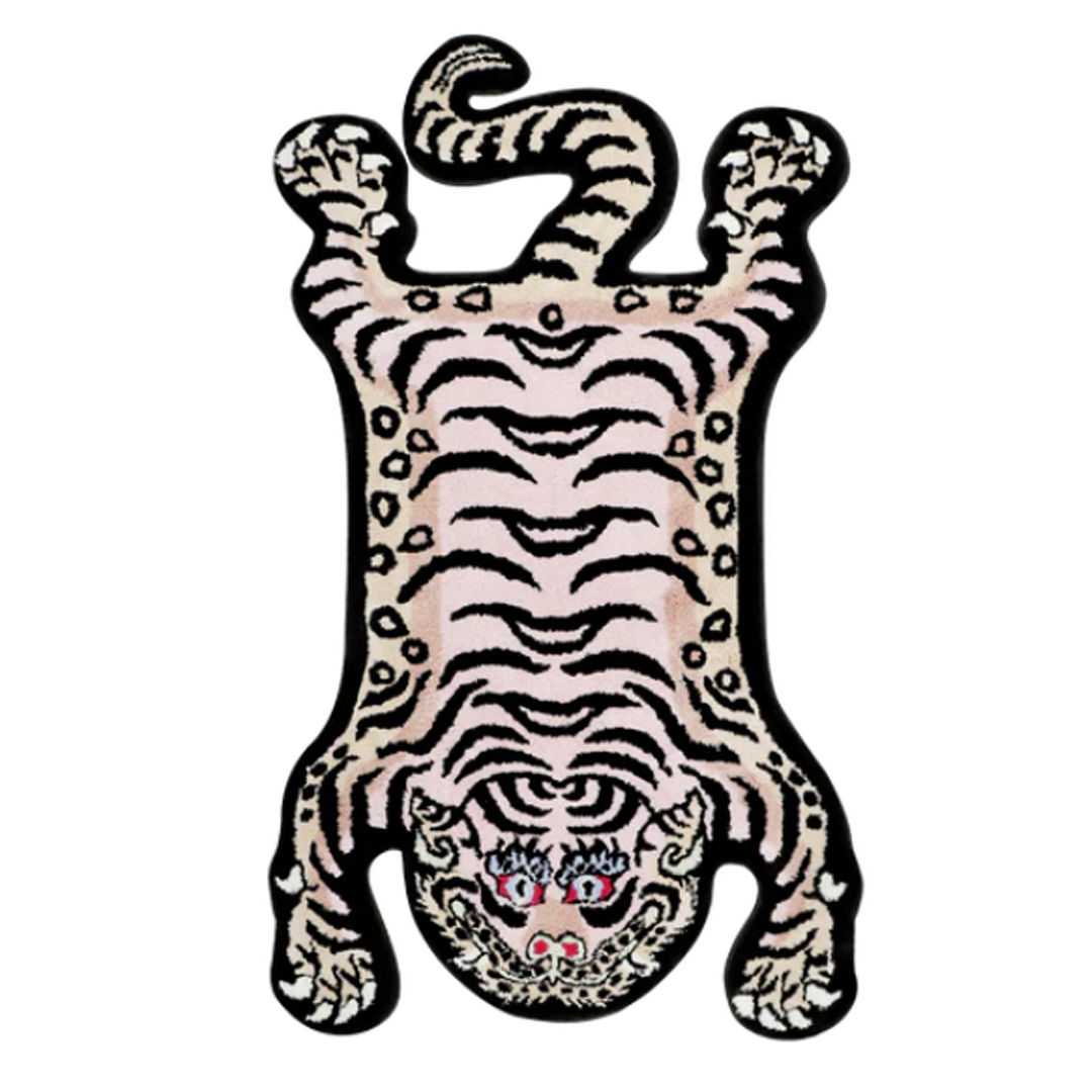 Raw Emotions Tibetan Tiger Rug Pink – Zha Huo Dian Pte. Ltd.